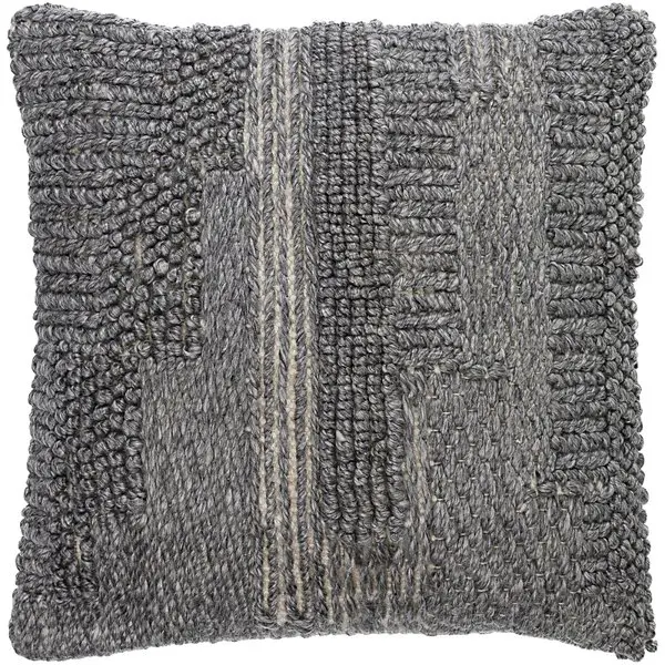 SURYA Gabon Decorative Pillow - Gray