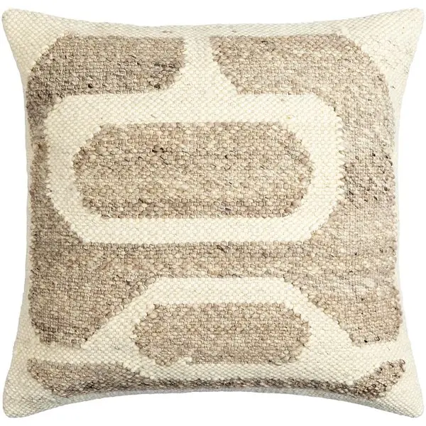 SURYA Deccan Traps Decorative Pillow - Beige/brown