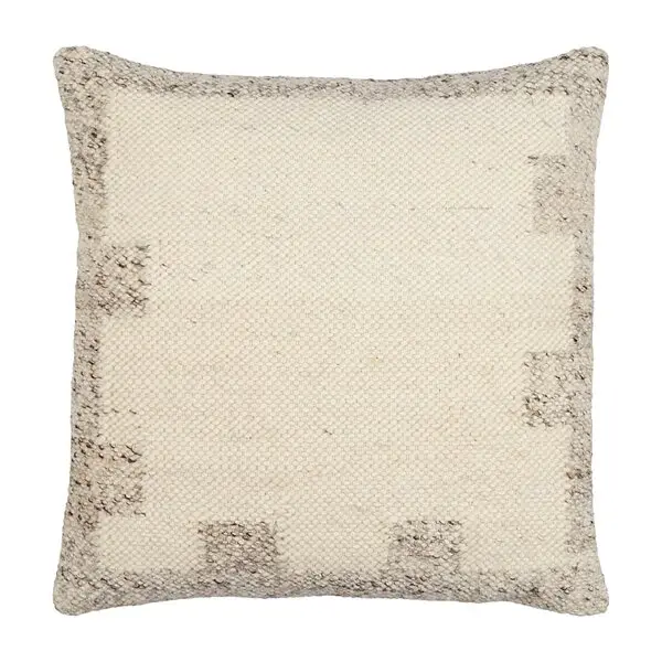 LIVABLISS Surya Deccan Traps Decorative Pillow - Ivory