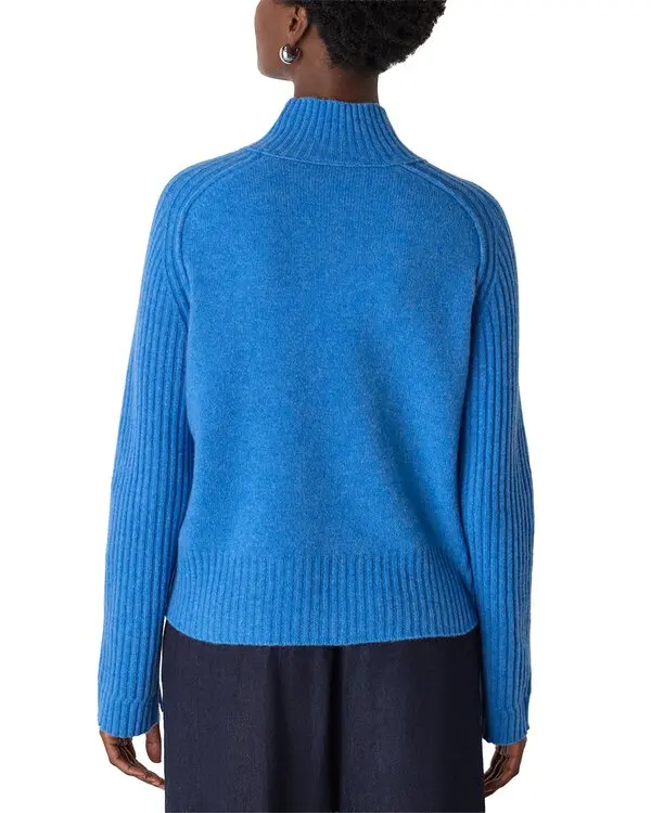 Whistles Wool Funnel Neck Knit Sweater