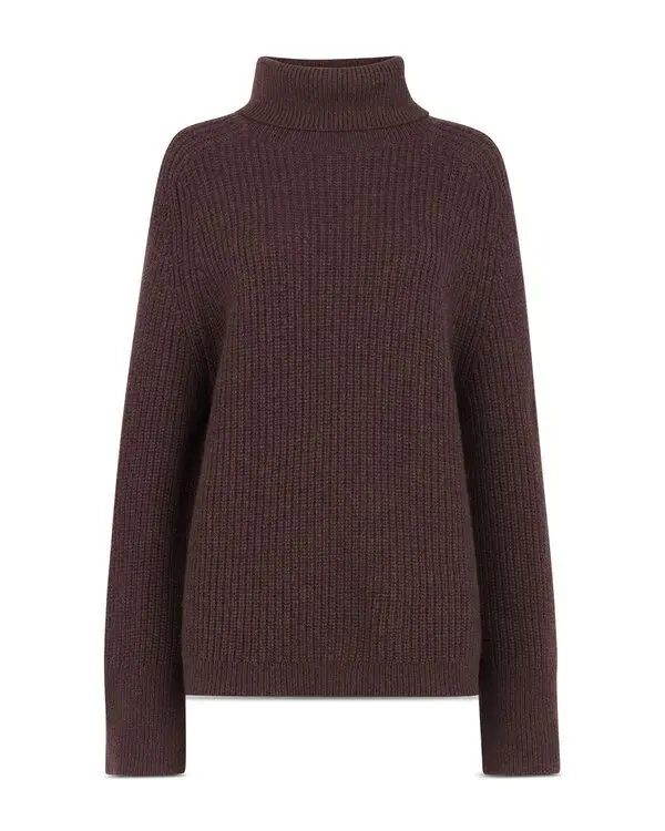 Whistles Heavy Gauge Roll Neck Knit Sweater