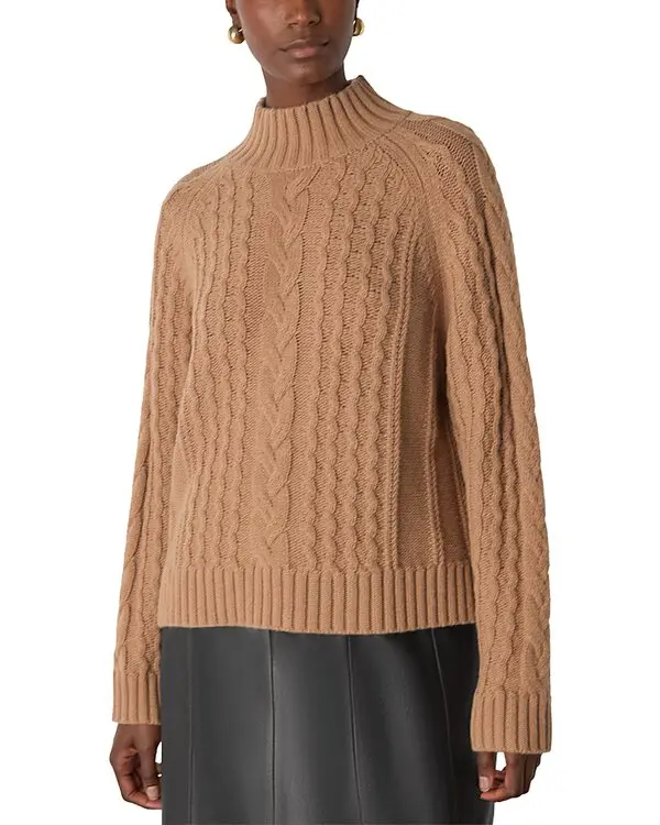 Whistles Cable Wool-blend Knit Sweater