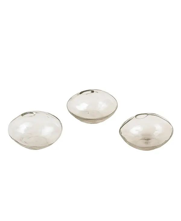 THE COLLECTIVE HOME Pebbled Natura Vases Set Of 3