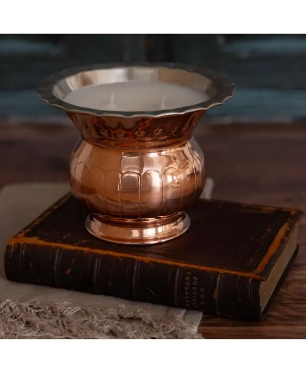 COPPERMILL KITCHEN Cmk Vintage French Inspired Peach Sangria Candle