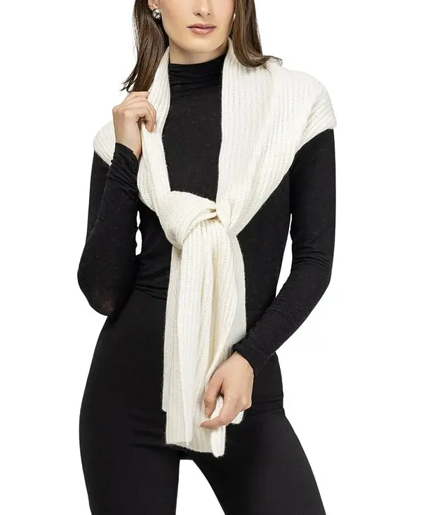 Gorski Select Cashmere Knit Scarf - Ivory