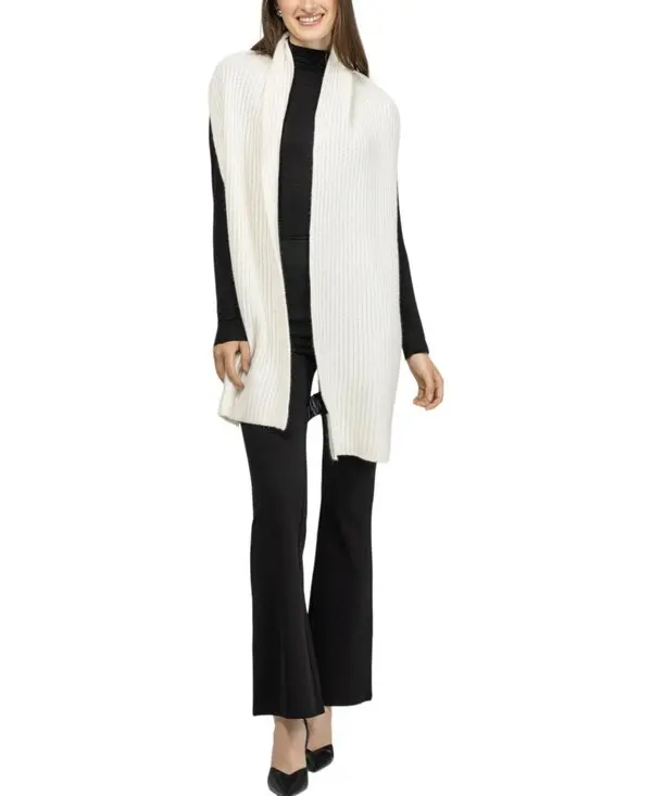 Gorski Select Cashmere Knit Scarf - Ivory