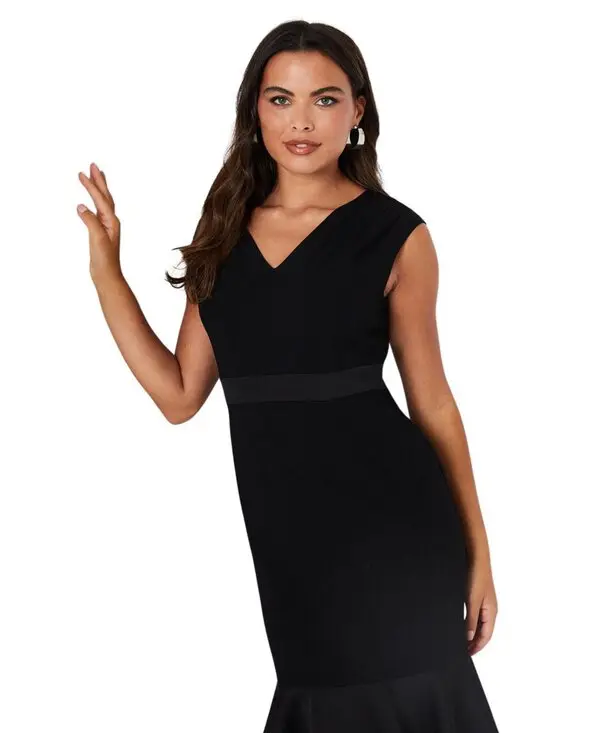 black satin peplum dress Mac Duggal Black Strapless Satin Peplum Sequin Column Gown #21174 | 10% Off  Your First Order | Shaide