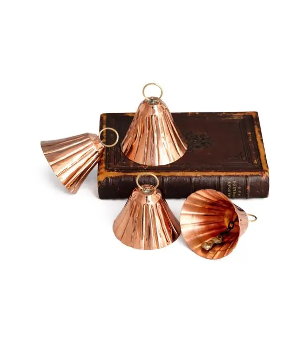COPPERMILL KITCHEN Cmk Bell Ornaments Set Of 2