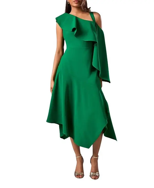 Coast Petite Midi Dress - Emerald