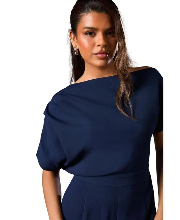 Coast Petite Pleat Off-the-shoulder Jumpsuit