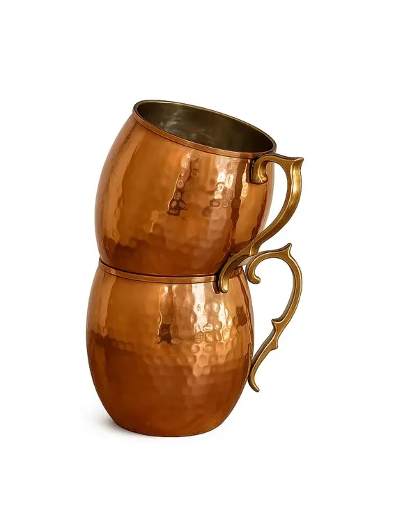 COPPERMILL KITCHEN Cmk Vintage Inspired Moscow Mule Mugs, Set Of 4