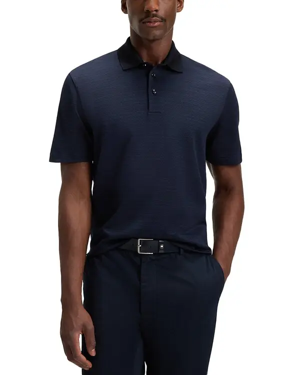 BOSS Parris Short Sleeve Polo Shirt - Dark Blue