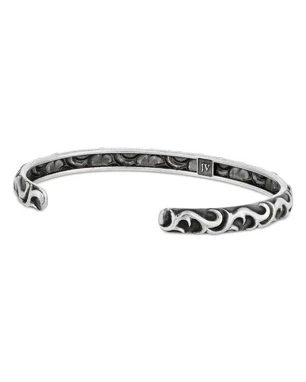 John Varvatos Sterling Gothic Cuff Bracelet