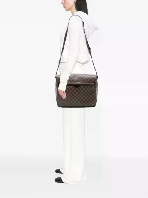 LOUIS VUITTON 2008 Damier Ebene Spencer Crossbody Bag
