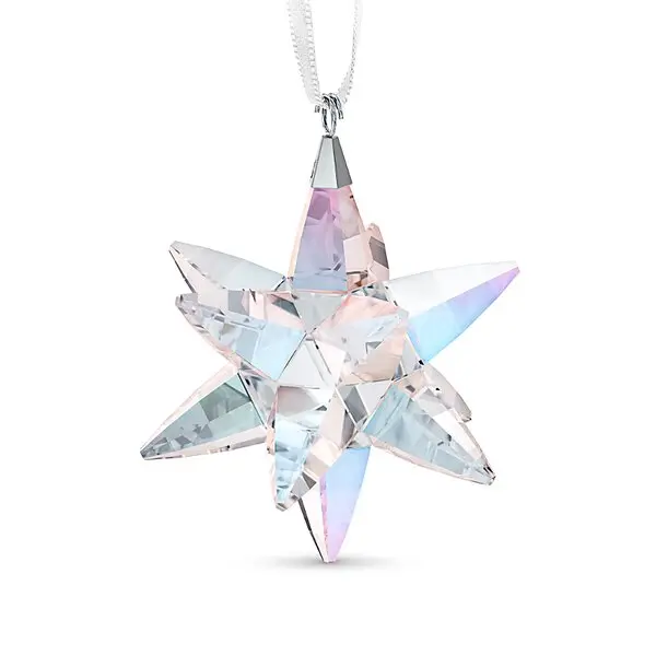 SWAROVSKI Crystal Star Ornament, Shimmer - White