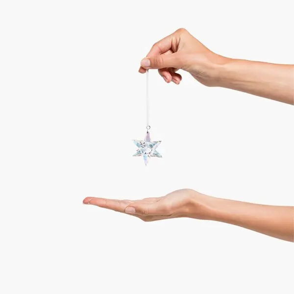 SWAROVSKI Crystal Star Ornament, Shimmer - White