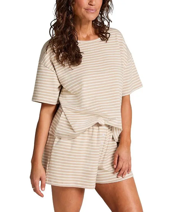 Hunkemoller Pyjamaset Jersey - Oxford Tan