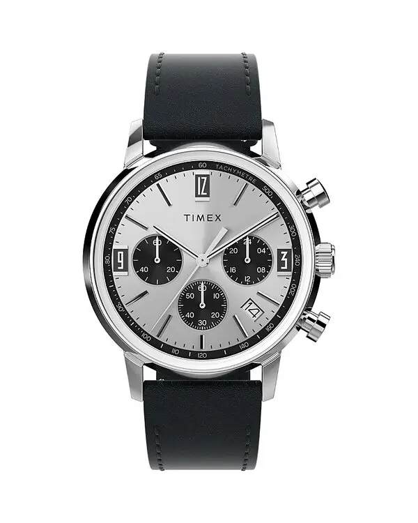 Timex® Marlin Chronograph 40mm - Silver/black