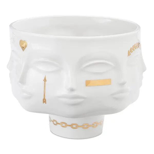 Jonathan Adler Muse Gilded Dora Maar Bowl - White
