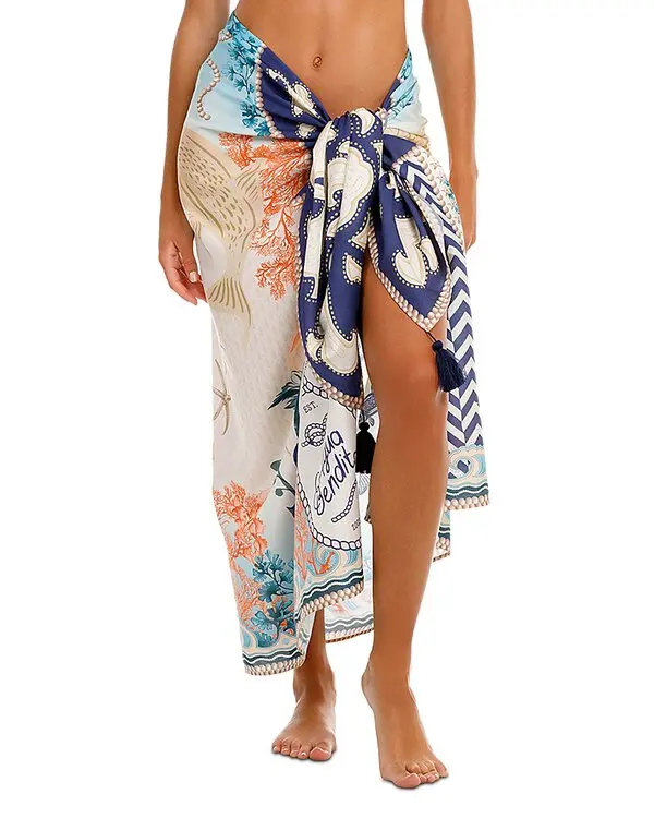 Agua Bendita Marine Sereia Pareo Swim Cover-up - Multi