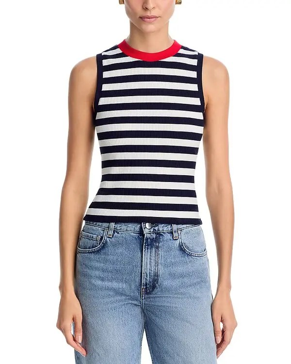 French Connection Esmae Ribbed Sleeveless Top