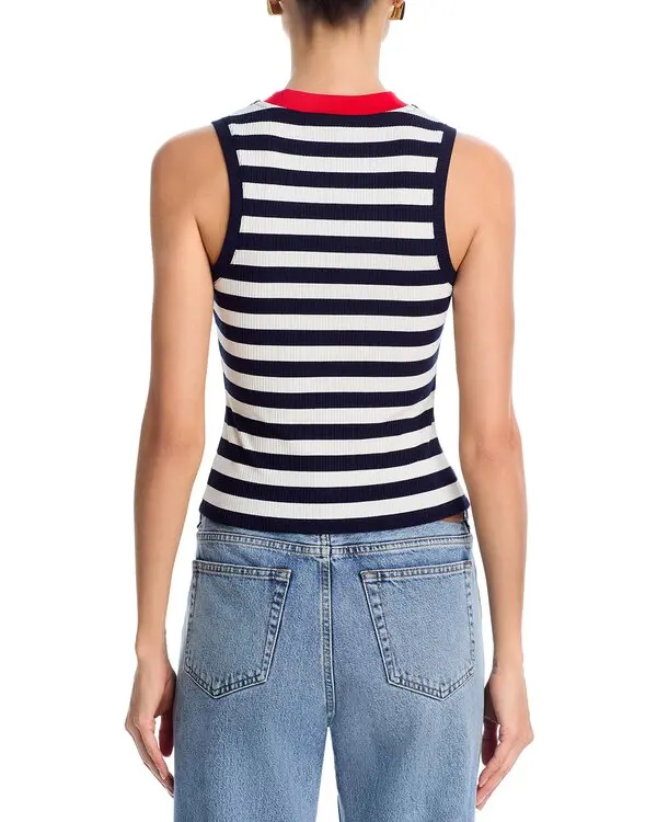 French Connection Esmae Ribbed Sleeveless Top