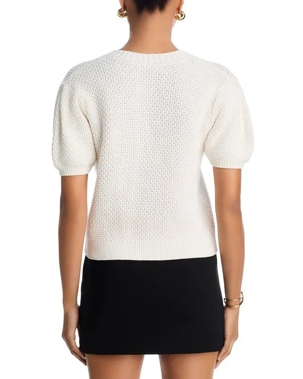 French Connection Remy V-neck Top - Summer White