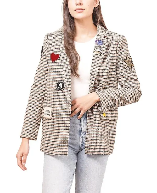 Central Park West Patchwork Blazer