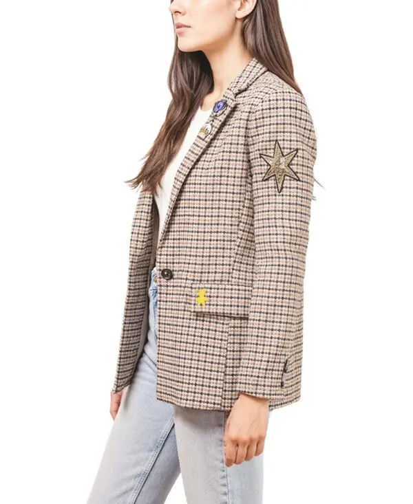 Central Park West Patchwork Blazer