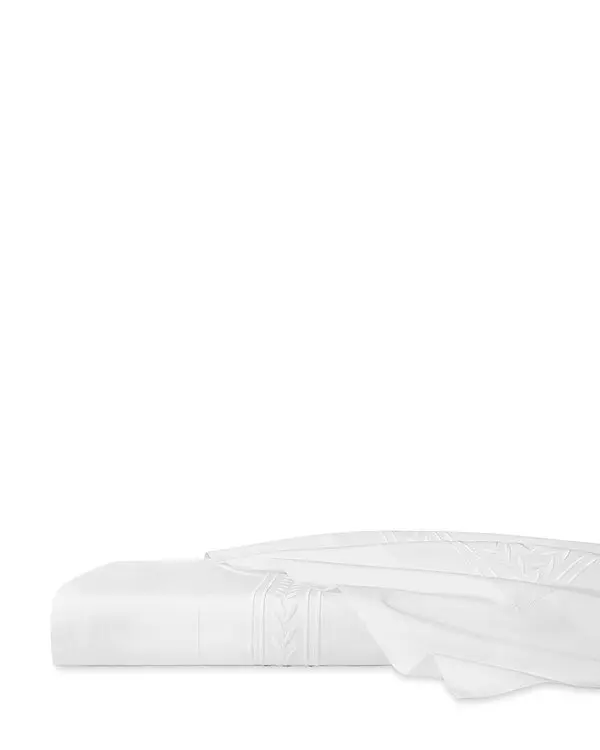 PRATESI Impero Flat Sheet, Twin - White/white