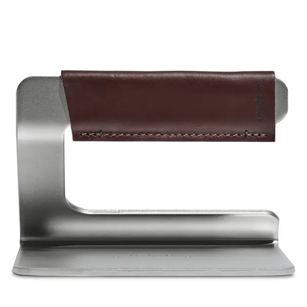 MADE IN Leather Handle Sleeve Grill Press - Stainless