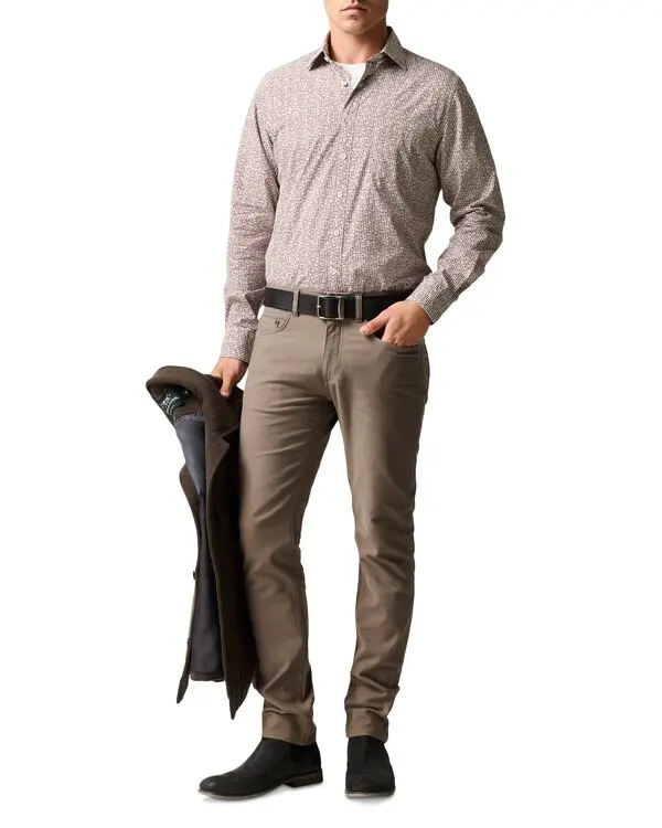 Rodd & Gunn Eastborne Long Sleeve Sports Fit Shirt - Olive