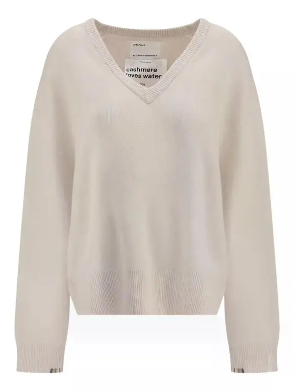 Extreme Cashmere N°457 Jack V-neck Sweater - Neutrals