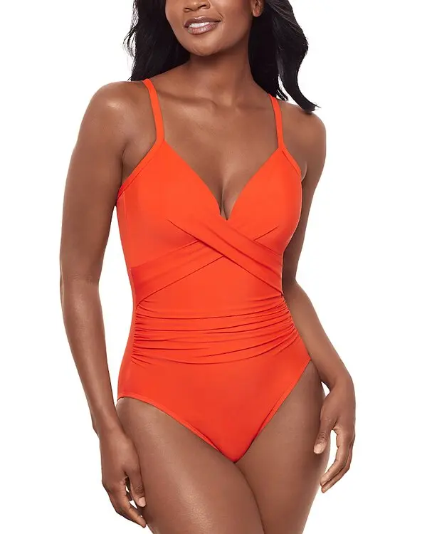 Miraclesuit Rock Solid Captivate One-piece Swimsuit - Arancio