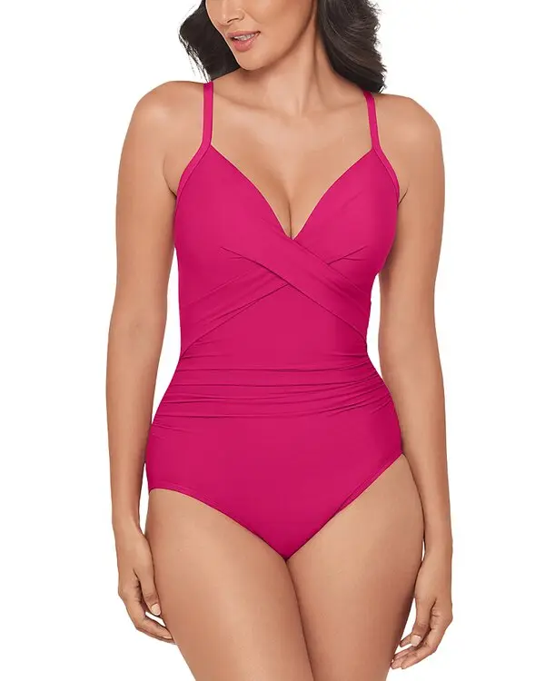 Miraclesuit Rock Solid Captivate One-piece Swimsuit - Rosso