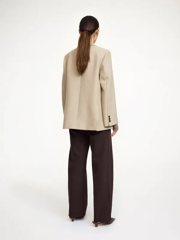 BY MALENE BIRGER Ramo Twill Blazer - Old Beige