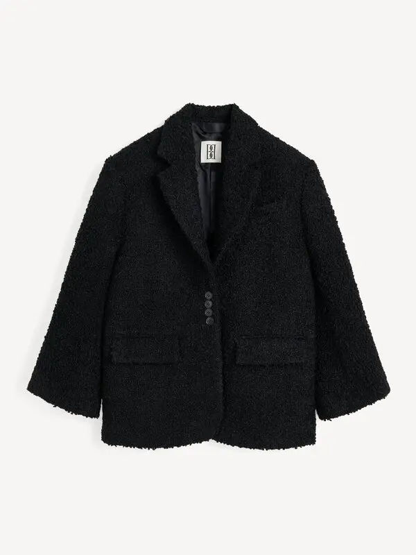 BY MALENE BIRGER Biena Boucle Blazer - Black