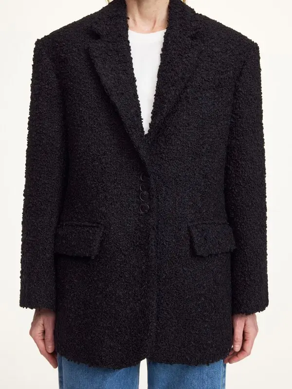 BY MALENE BIRGER Biena Boucle Blazer - Black