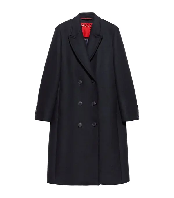 Max & Co. Wool-blend Overcoat - Blue
