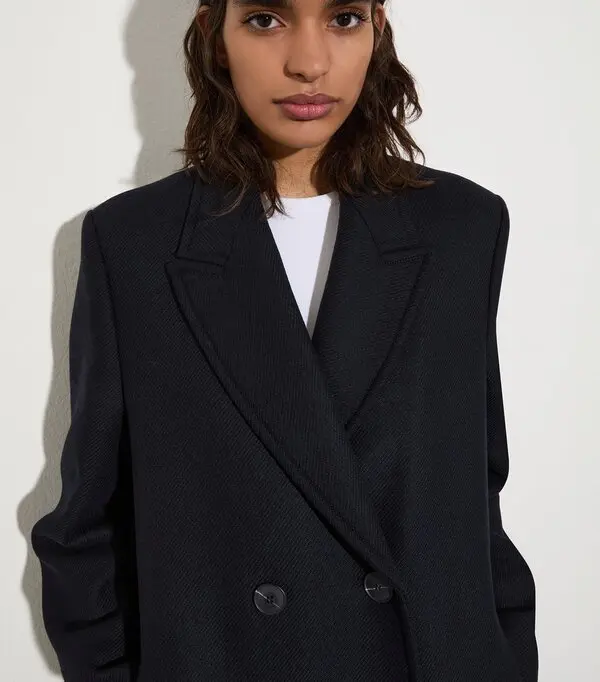 Max & Co. Wool-blend Overcoat - Blue