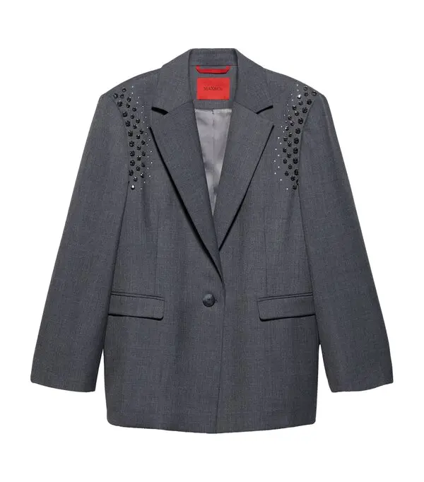 Max & Co. Oversized Embellished Blazer