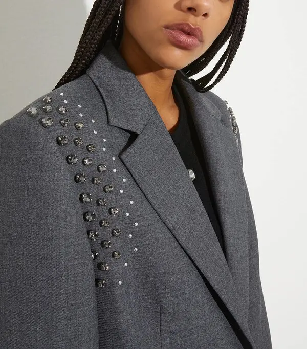 Max & Co. Oversized Embellished Blazer