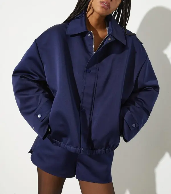 Max & Co. Satin Bomber Jacket
