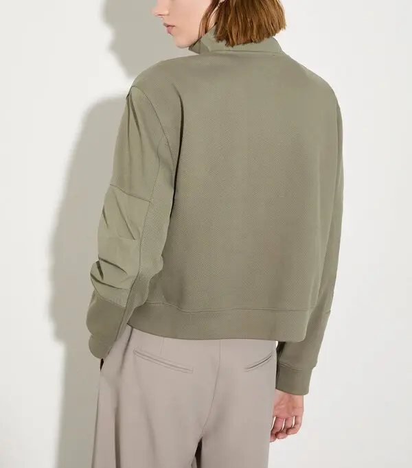 Max & Co. Cotton Jersey-blend Half-zip Sweatshirt