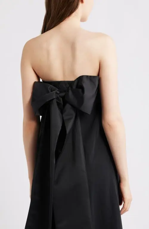 PETAL & PUP Amici Strapless Bow Back Maxi Dress