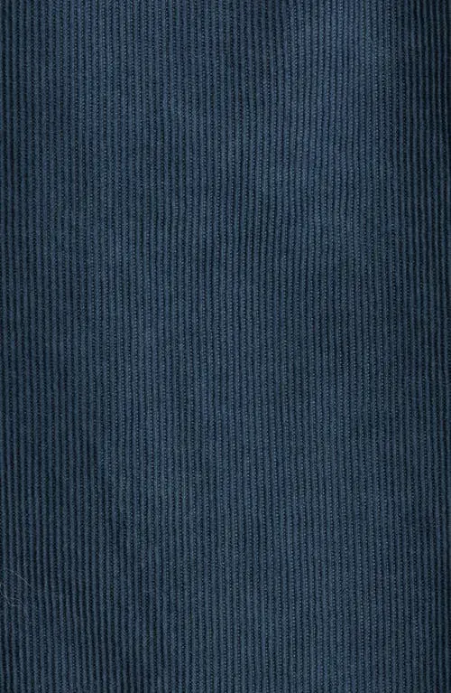 CORRIDOR Cotton Corduroy Button-up Shirt - Navy