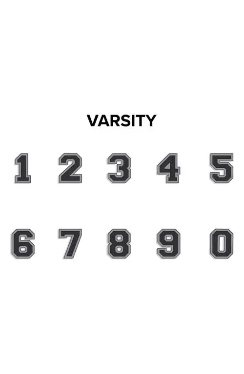 Baublebar Varsity Number Custom Necklace