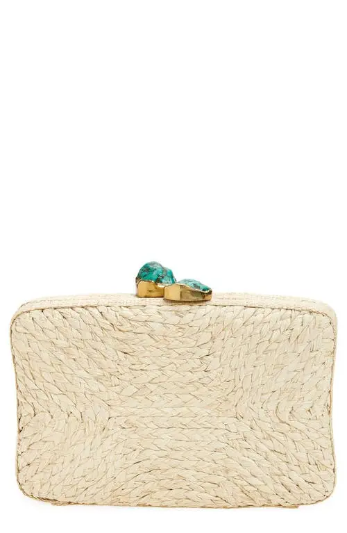 Pamela Munson The Lulu Raffia Clutch