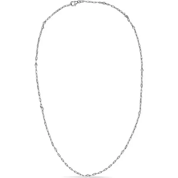 HAUS OF BRILLIANCE 14k Gold 1.00 Cttw Diamond Necklace - White