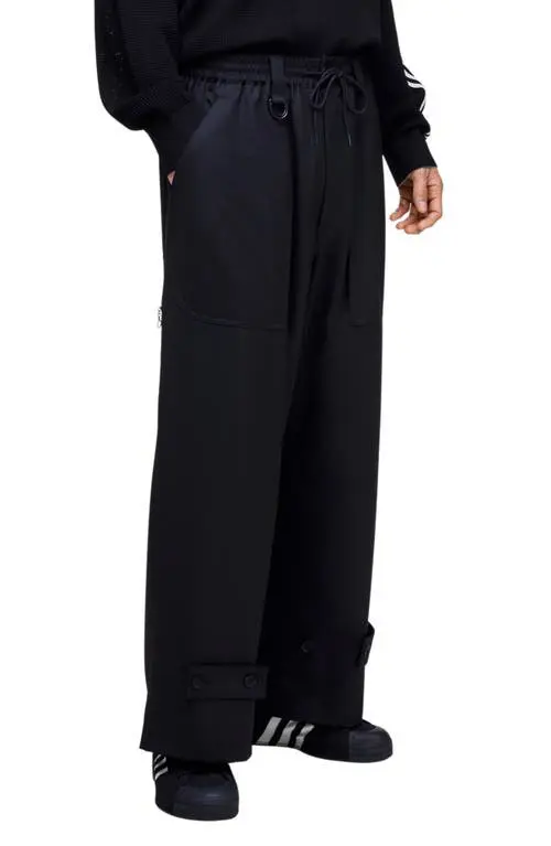 Y3 Sport Uniform Oversize Wide Leg Pants